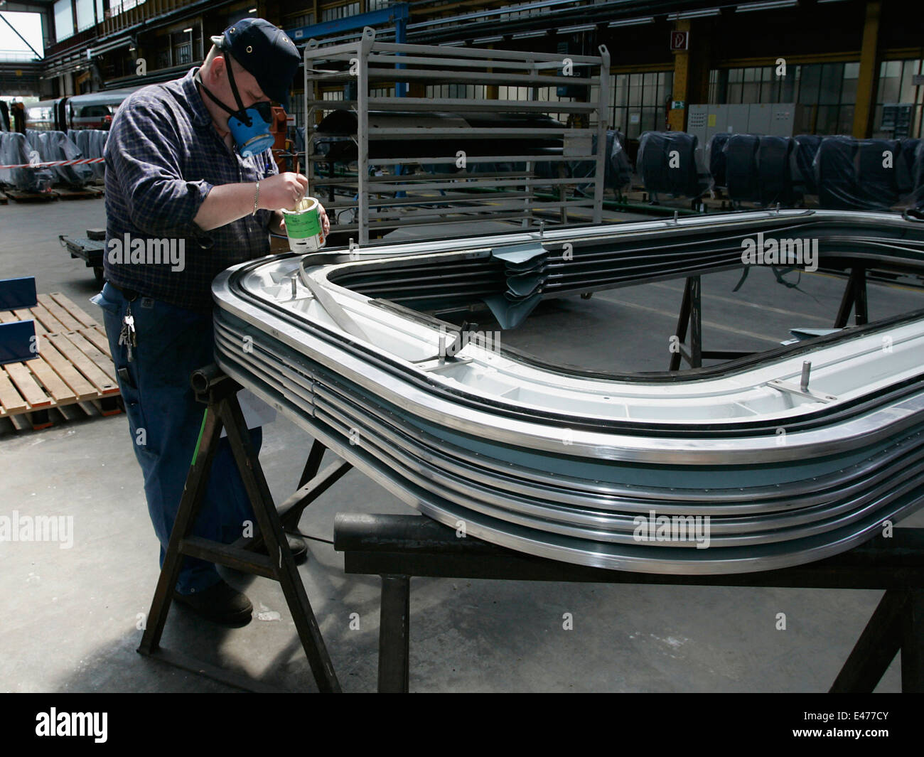 German railway station Stock Photo - Alamy