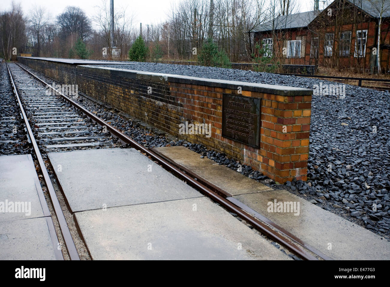 Memorial site Track 17, Berlin, Germany Stock Photo - Alamy