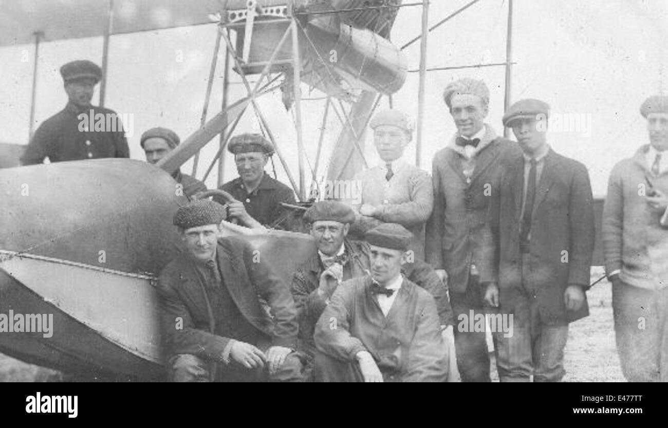 This image depicts the early days of aviation at North Island, San ...