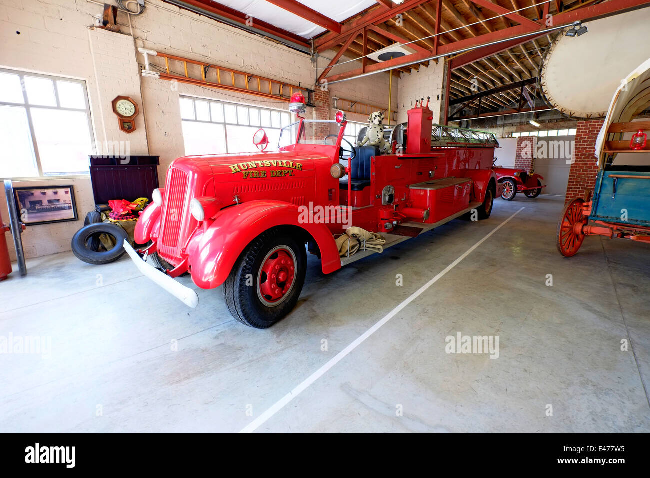 Firetruck Huntsville Transportation Museum Alabama AL US USA Stock ...