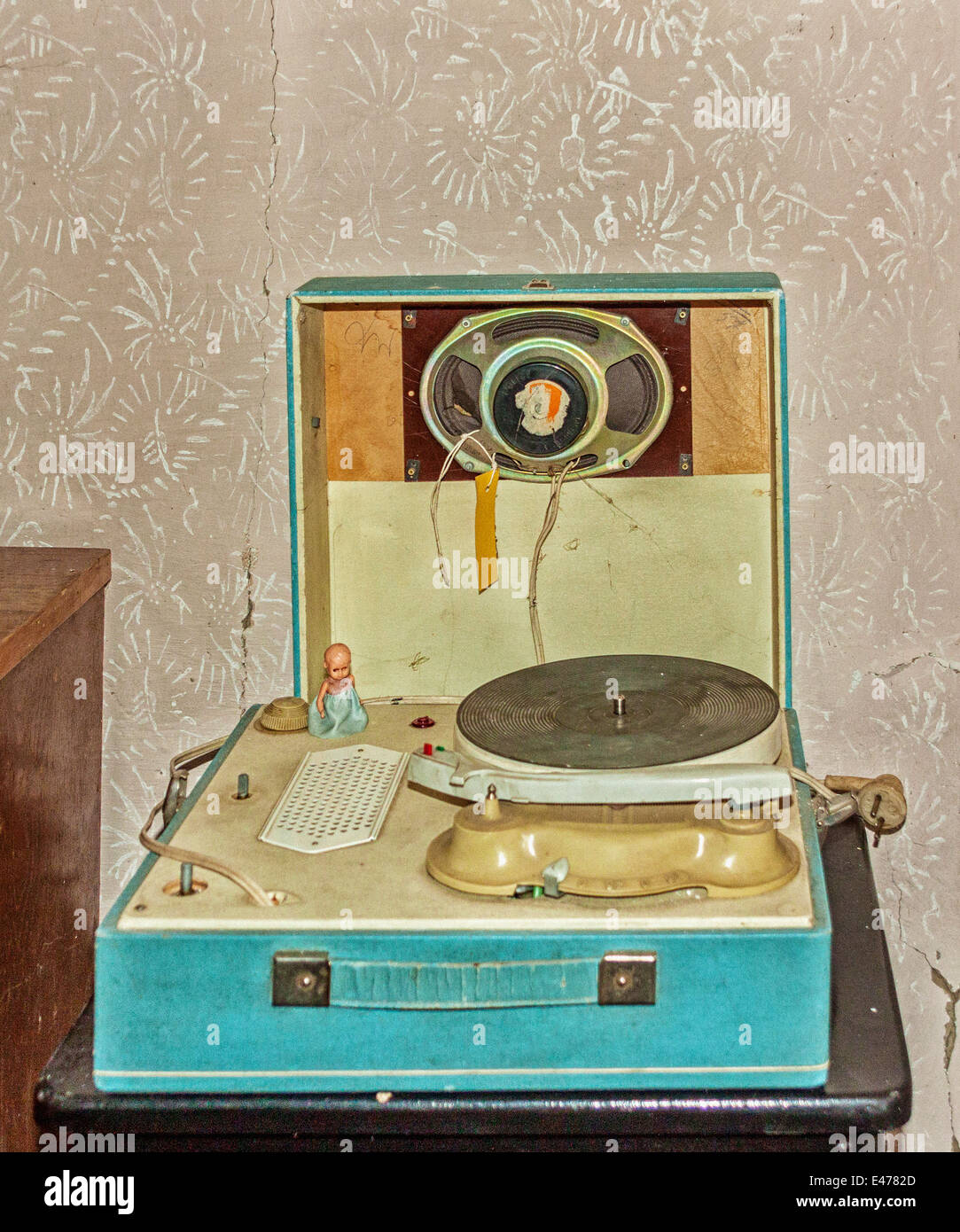 Gramophone in Nadole open-air museum, Poland Stock Photo - Alamy