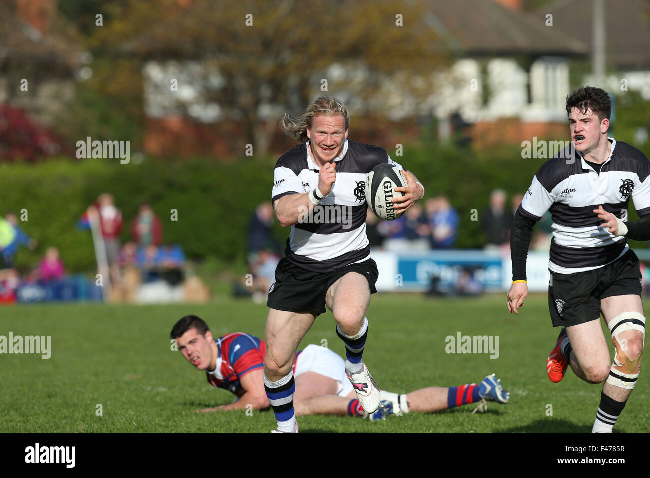 Tom Biggs during the Clontarf RFC vs Barbarians rugby match in Clontarf ...