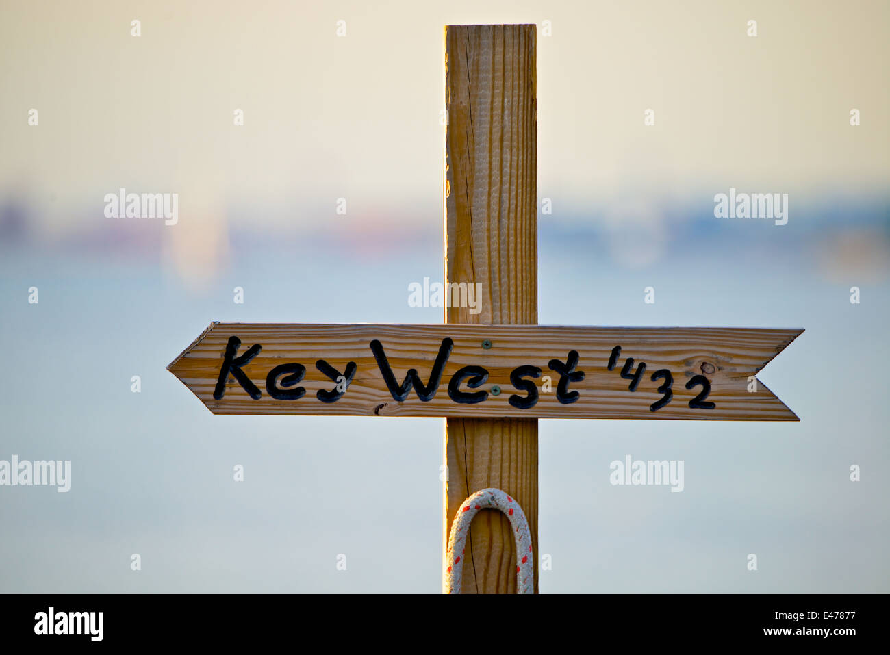 Key West Sign Stock Photo - Alamy