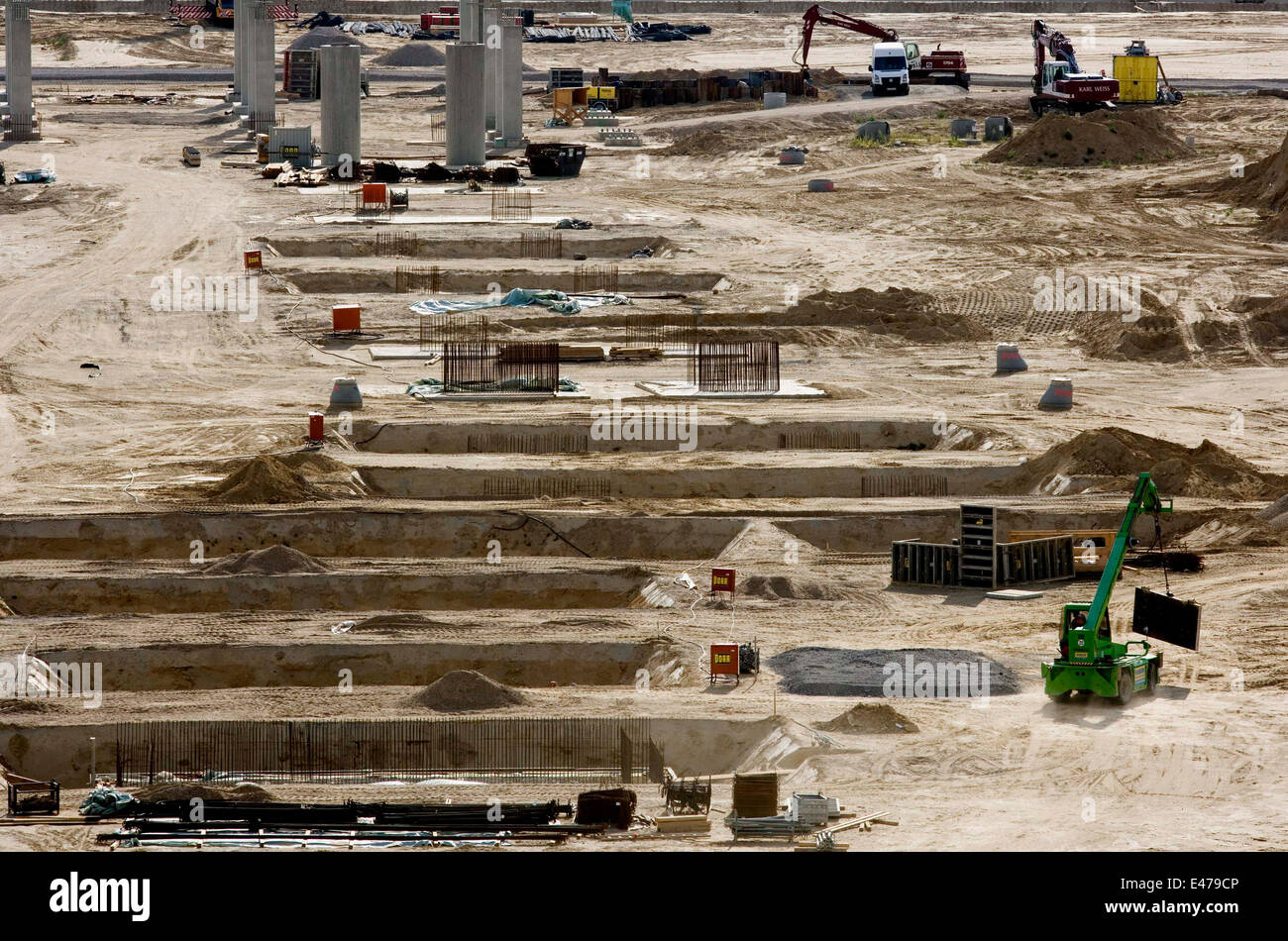 BBI construction site Stock Photo - Alamy