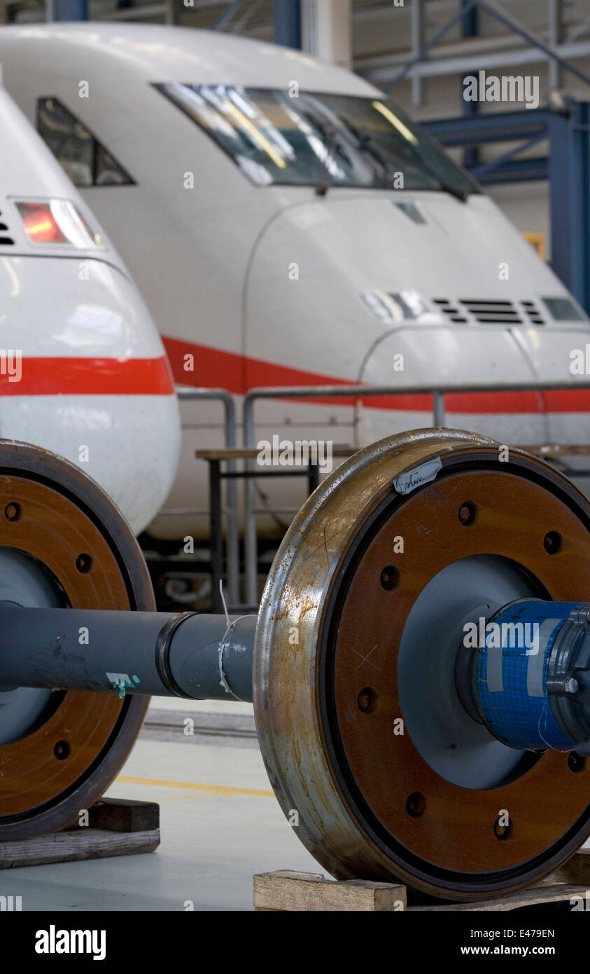 DB AG ICE facility Stock Photo - Alamy
