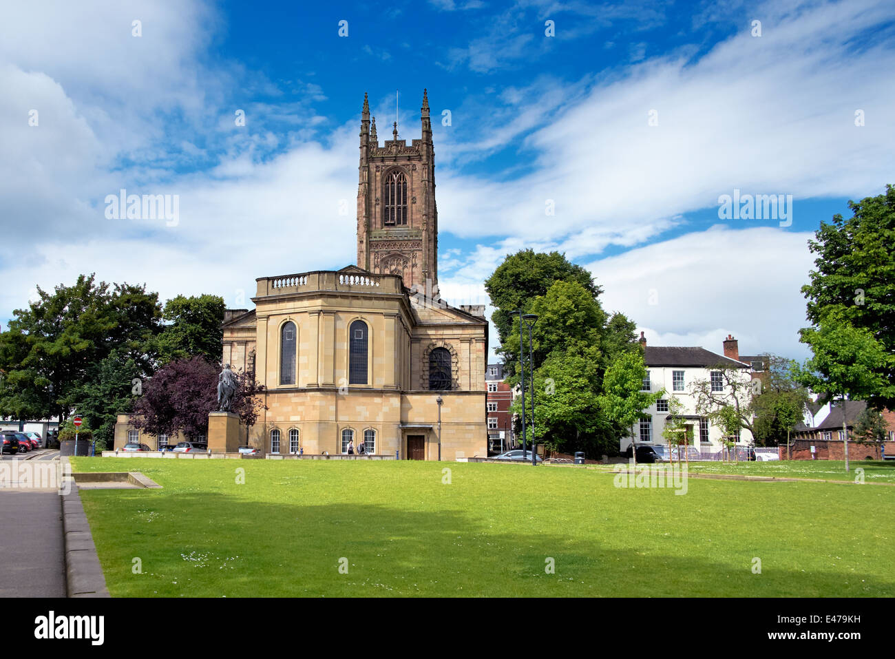 Derby Cathedral church of all saints England UK Stock Photo - Alamy