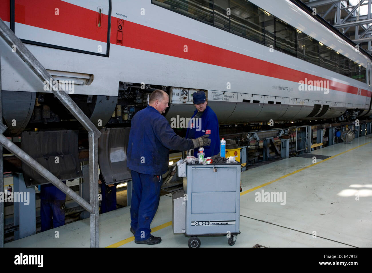 Intercity train maintenance facility hi-res stock photography and ...