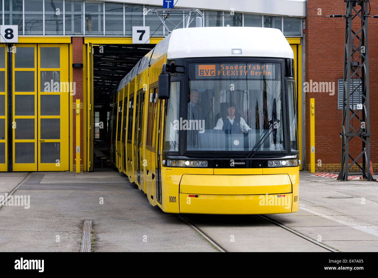 BVG Tram Flexity Stock Photo - Alamy