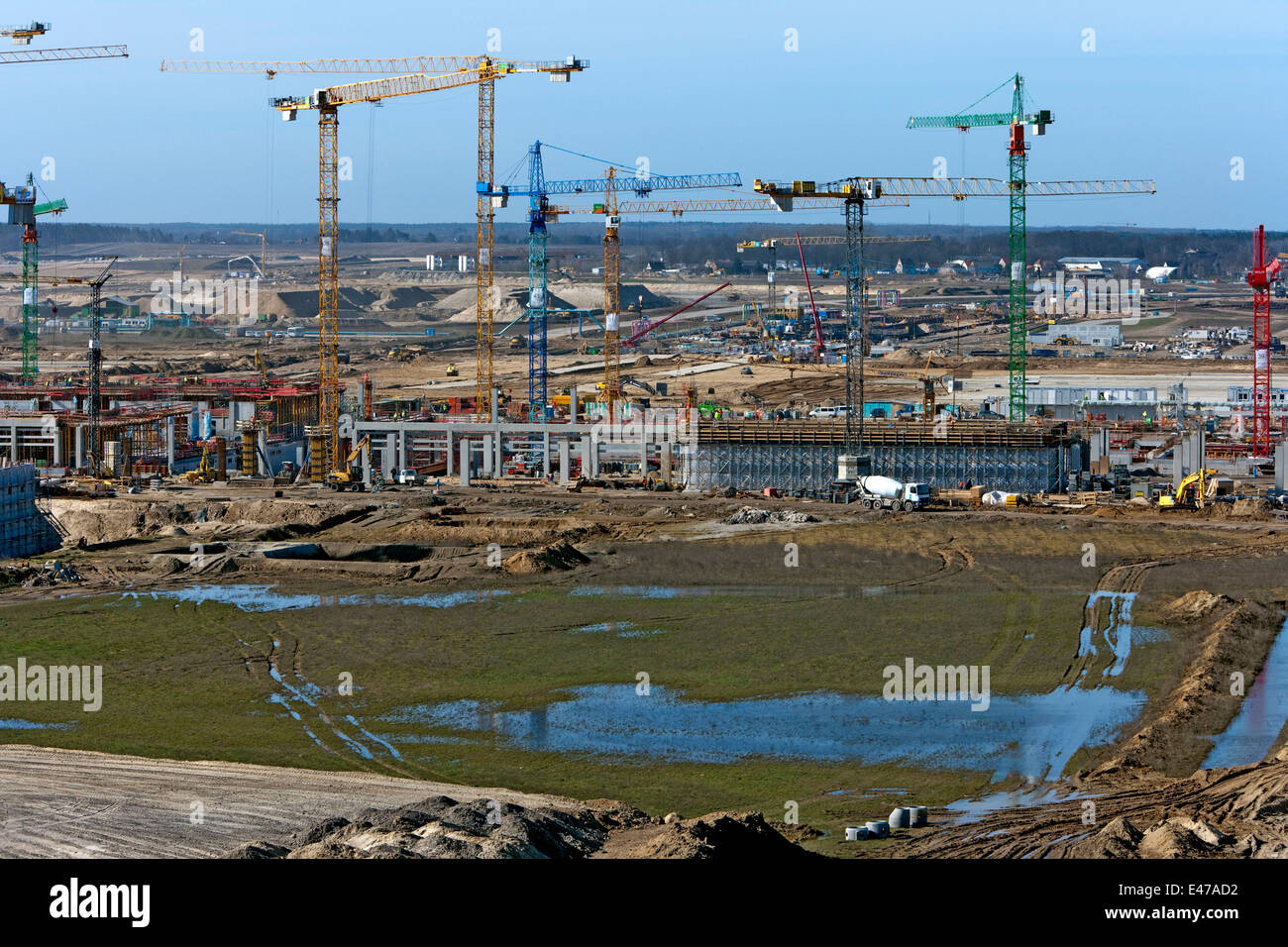 BBI construction site Stock Photo - Alamy