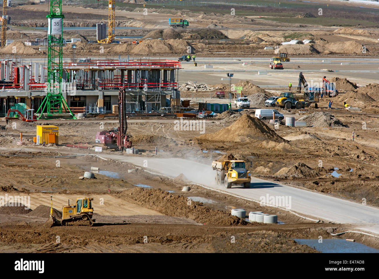BBI construction site Stock Photo - Alamy