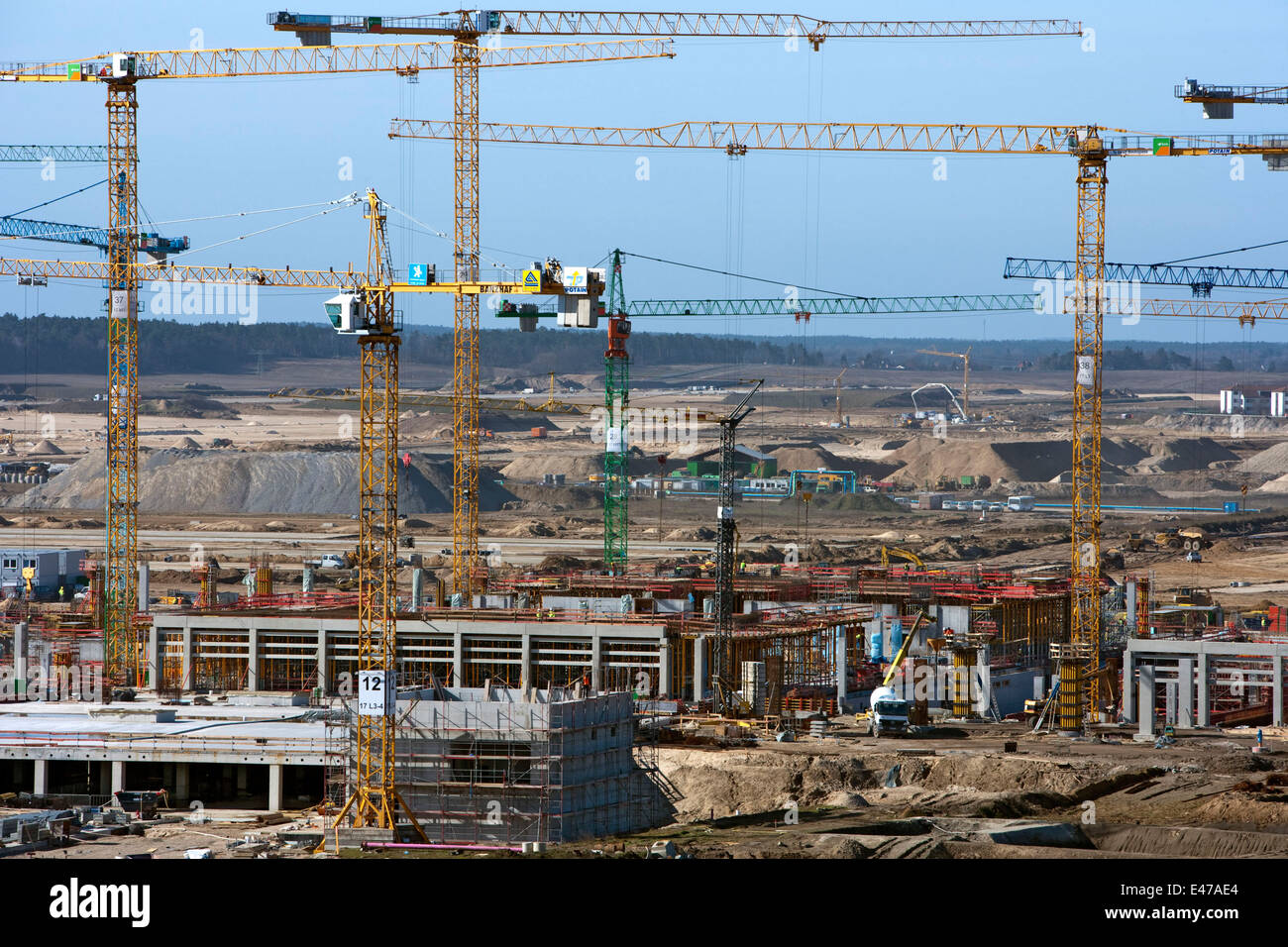 BBI construction site Stock Photo - Alamy