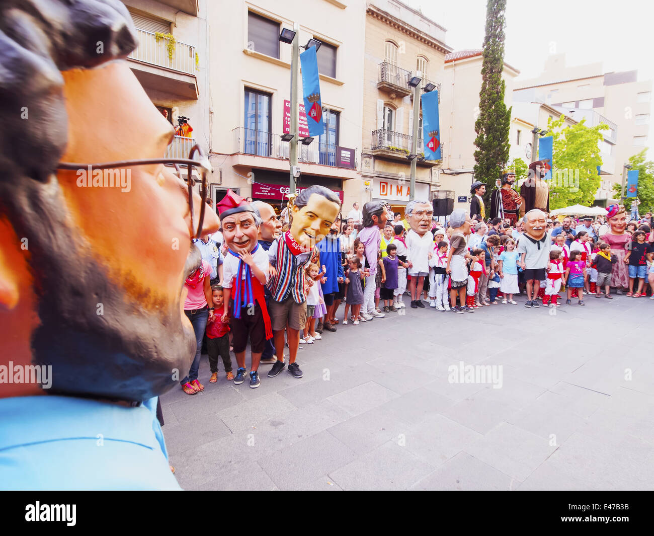 Festa Mayor de Terrassa 2013 - Catalan Party with many Traditional ...