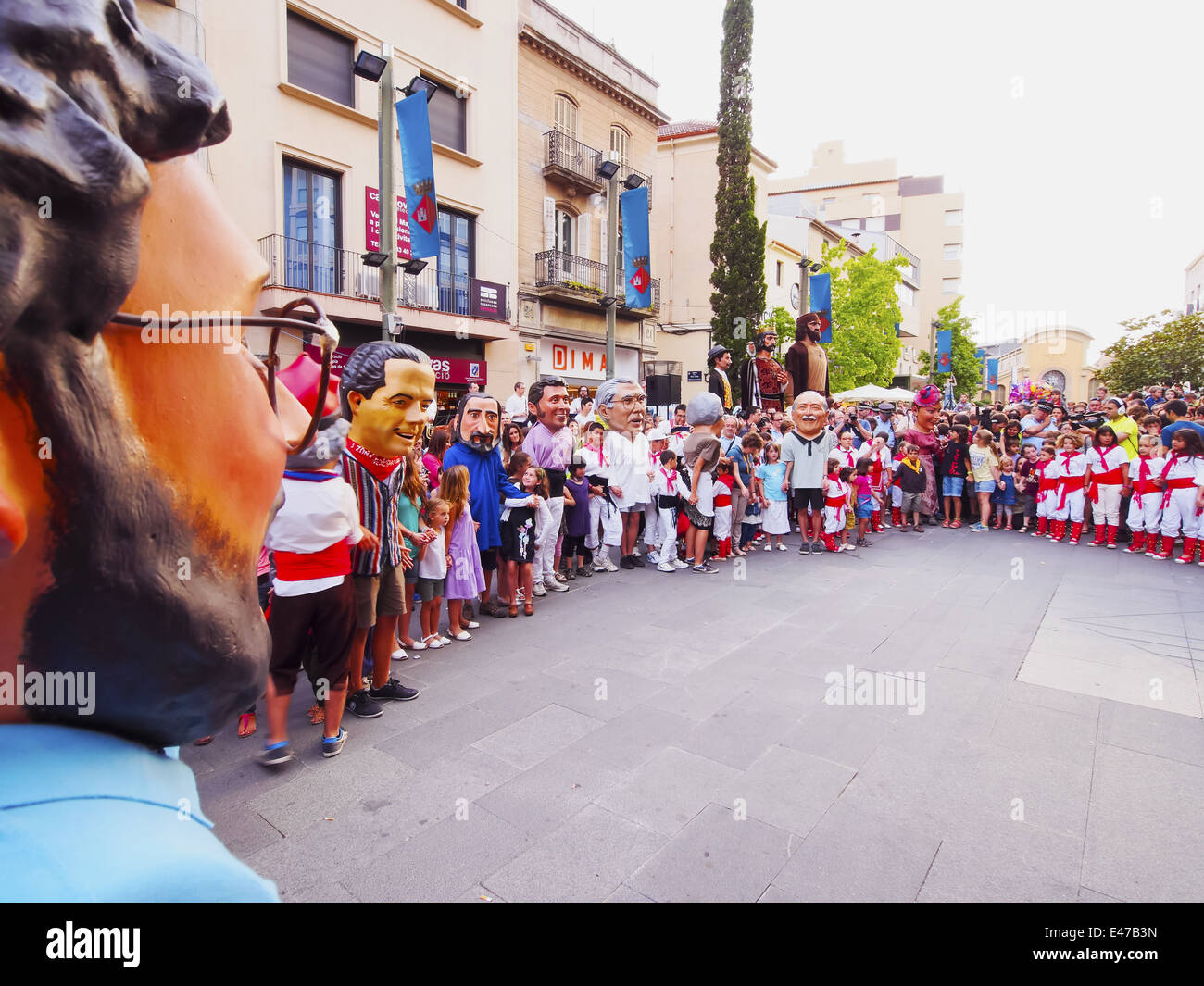 Festa Mayor de Terrassa 2013 - Catalan Party with many Traditional ...