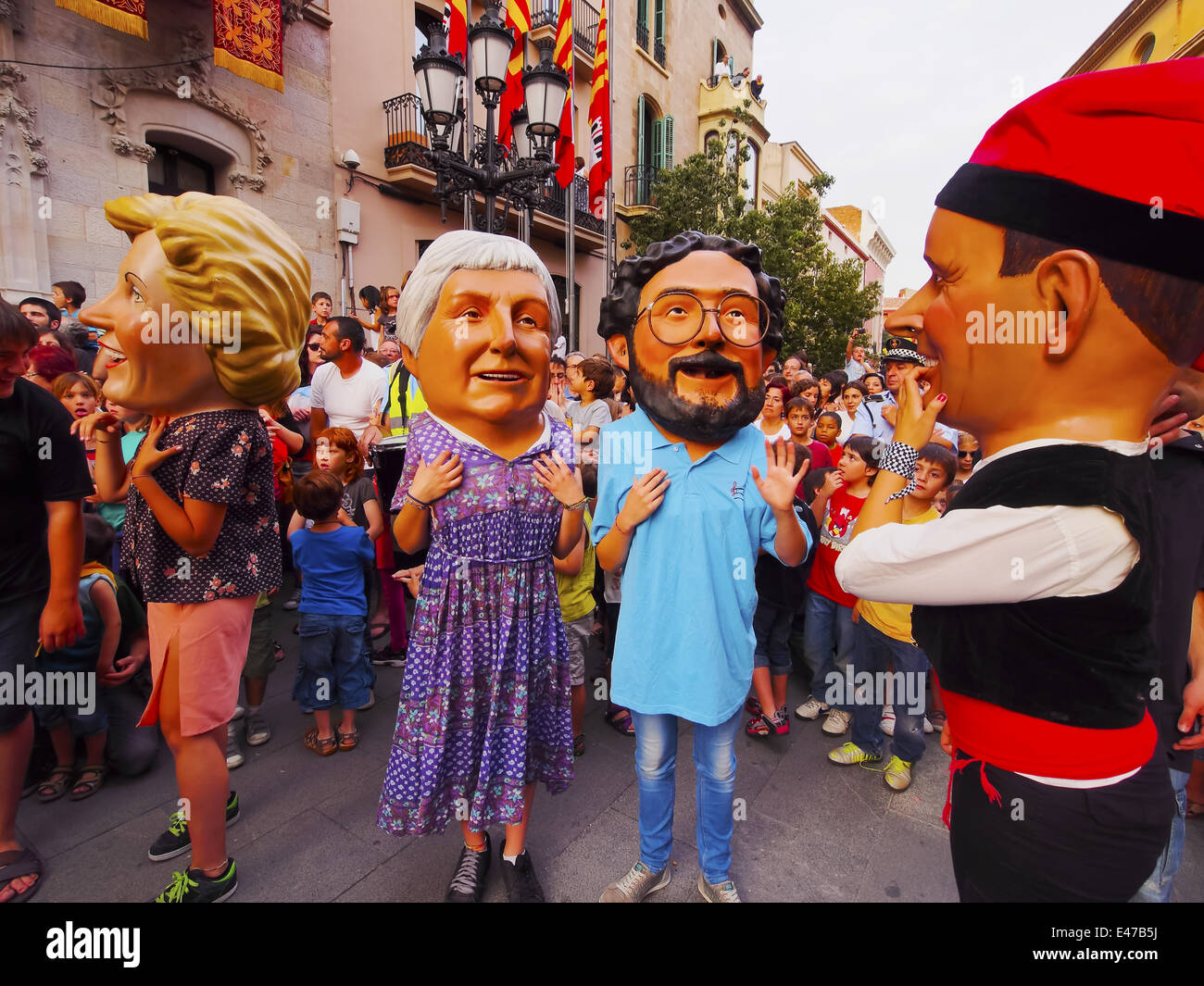 Festa Mayor de Terrassa 2013 - Catalan Party with many Traditional ...