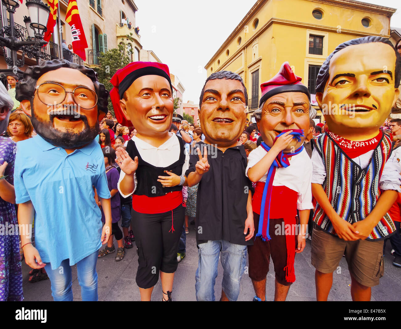 Festa Mayor de Terrassa 2013 - Catalan Party with many Traditional ...