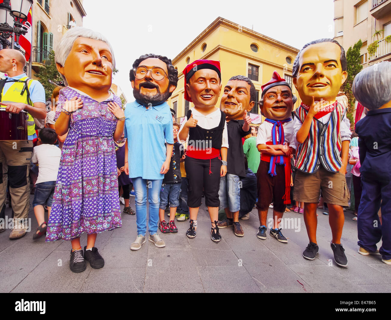 Festa Mayor de Terrassa 2013 - Catalan Party with many Traditional ...