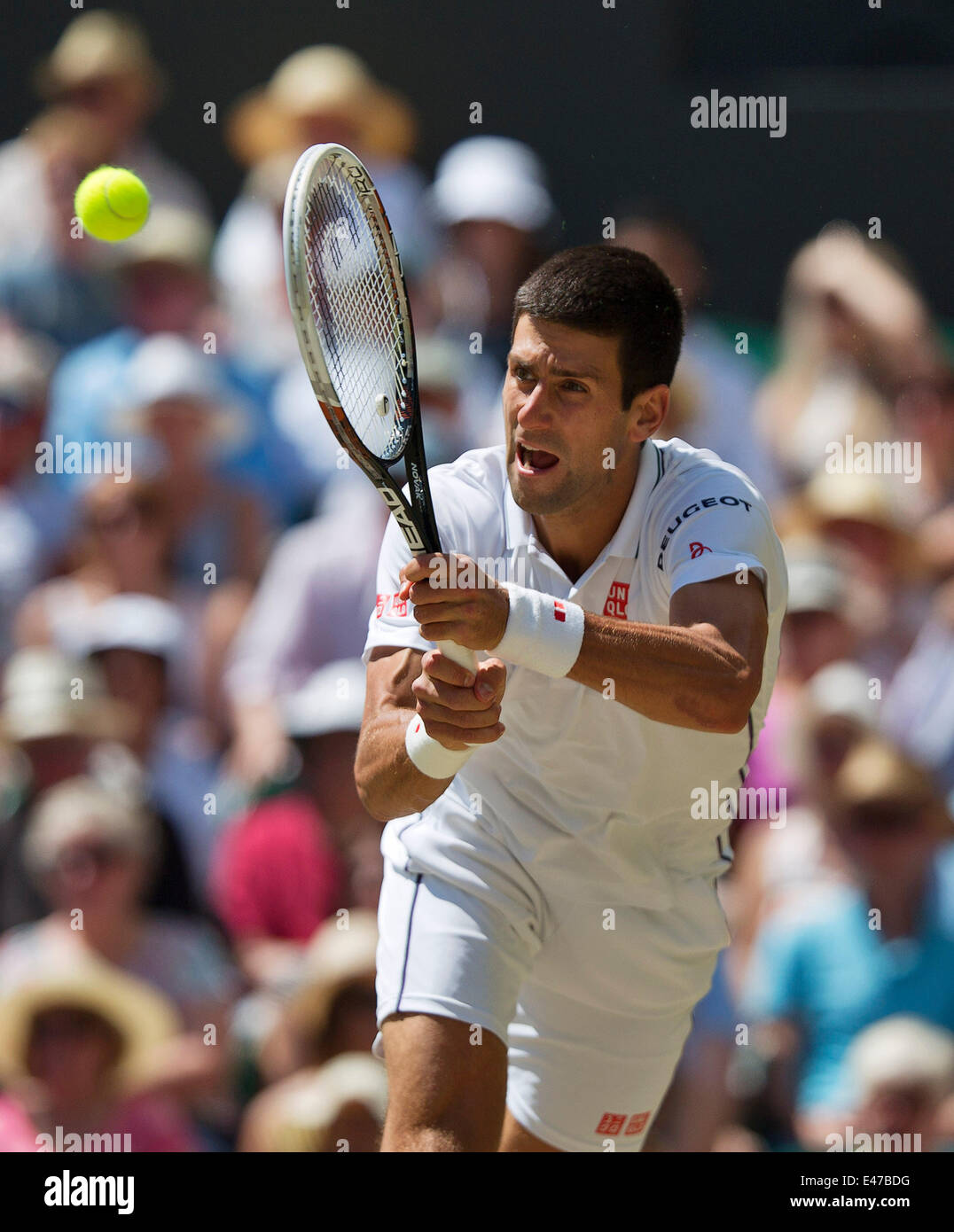 London, UK. 4th July, 2014. Wimbledon, AELTC, Men's semifinal between ...