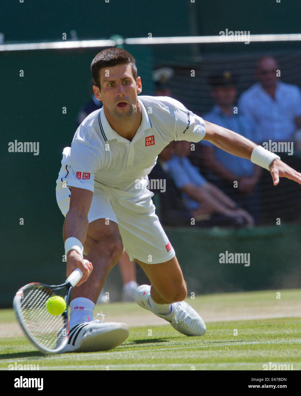 London, UK. 4th July, 2014. Wimbledon, AELTC, Men's semifinal between ...