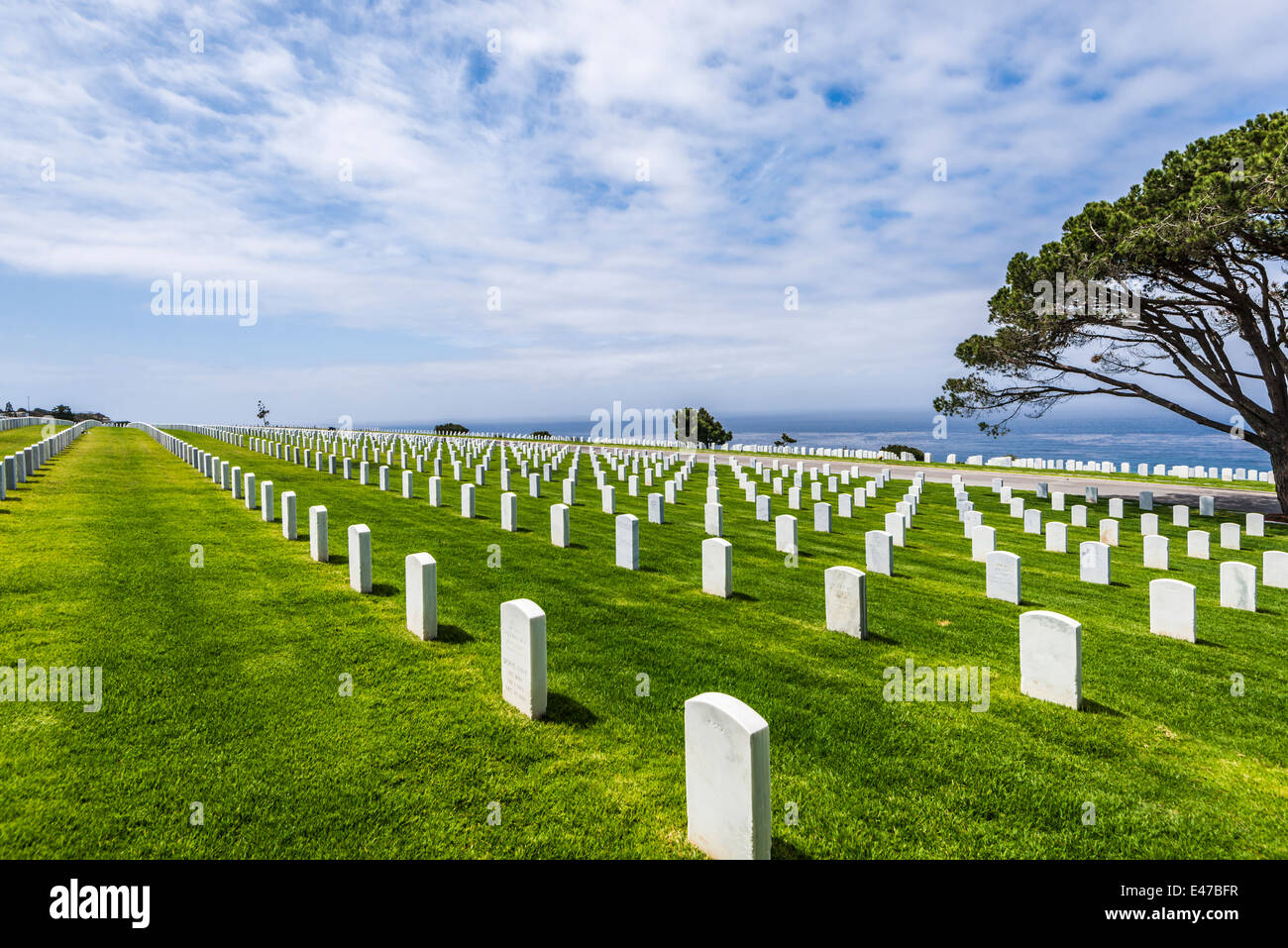 Fort Rosecrans National Cemetery. San Diego, California, United States ...