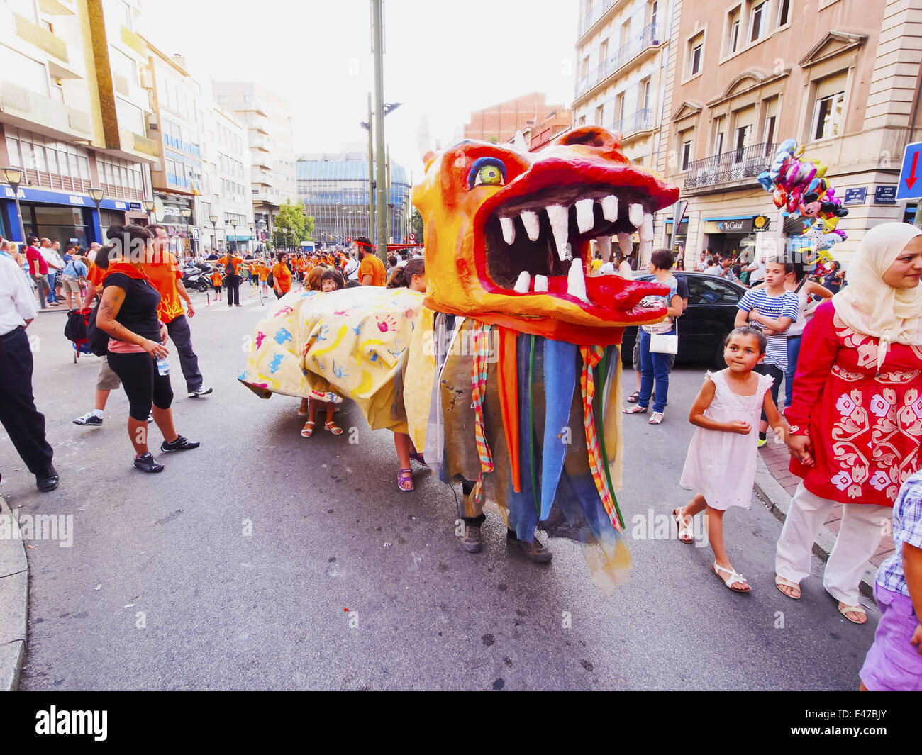 Festa Mayor de Terrassa 2013 - Catalan Party with many Traditional ...