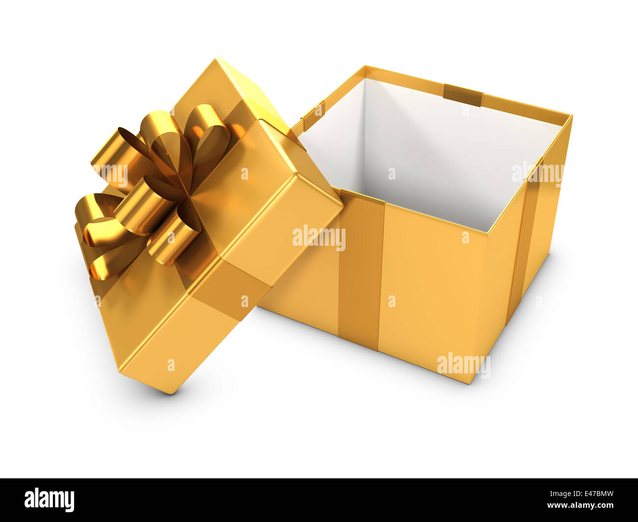 Gold box Cut Out Stock Images & Pictures - Alamy