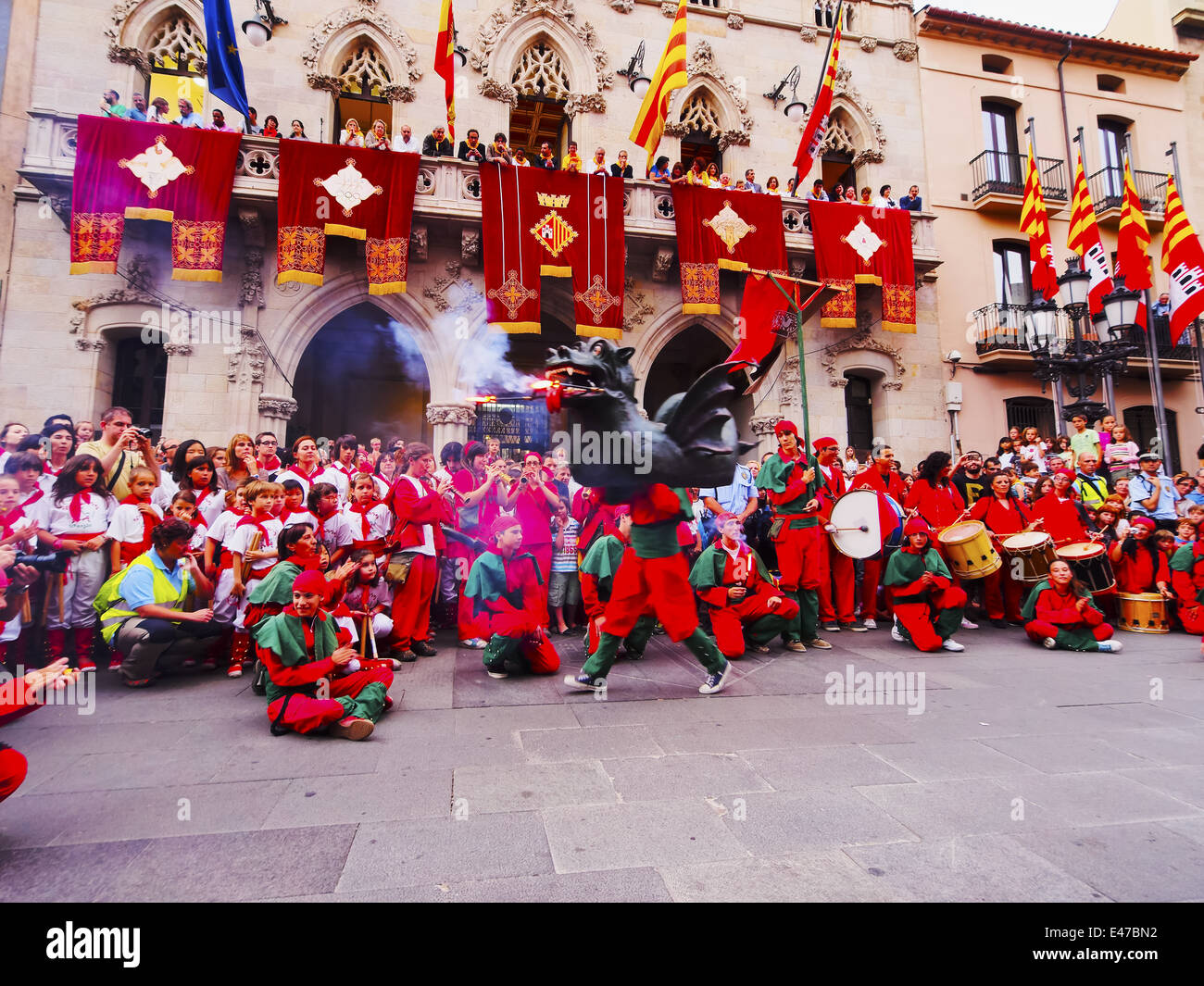 Festa Mayor de Terrassa 2013 - Catalan Party with many Traditional ...