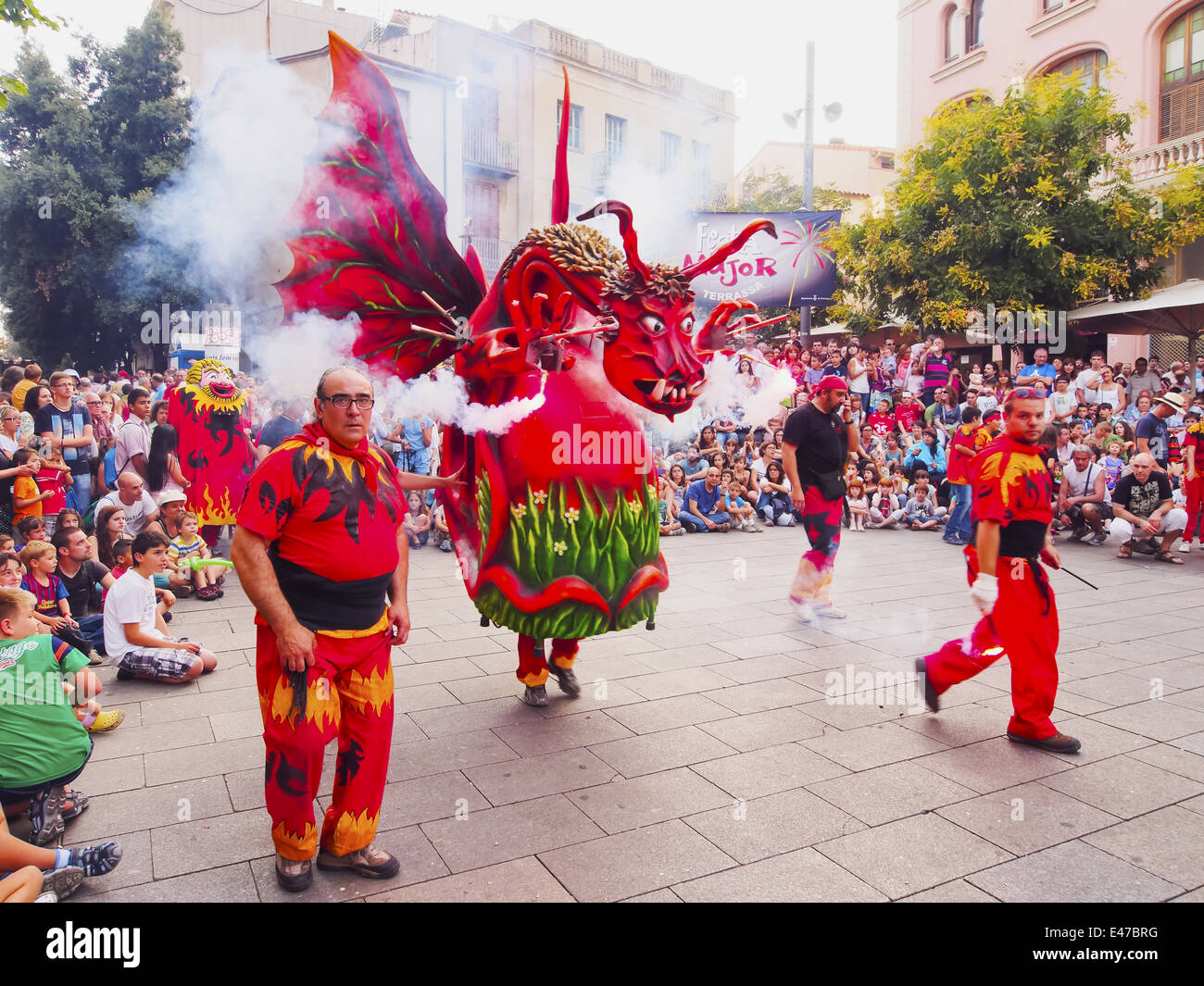 Festa Mayor de Terrassa 2013 - Catalan Party with many Traditional ...