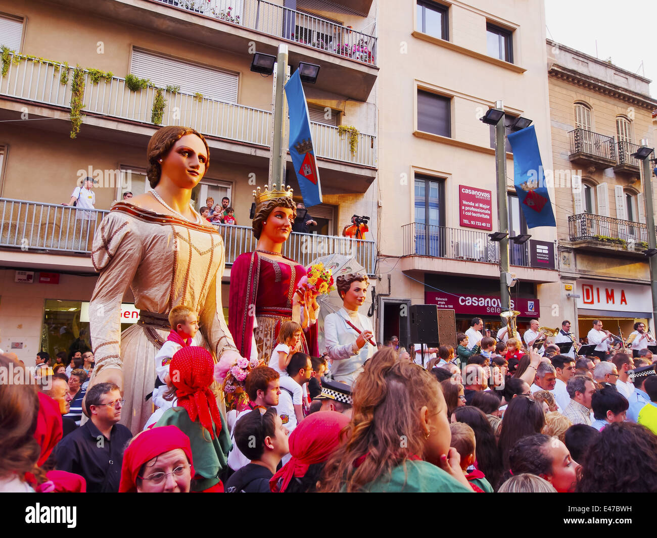 Festa Mayor de Terrassa 2013 - Catalan Party with many Traditional ...