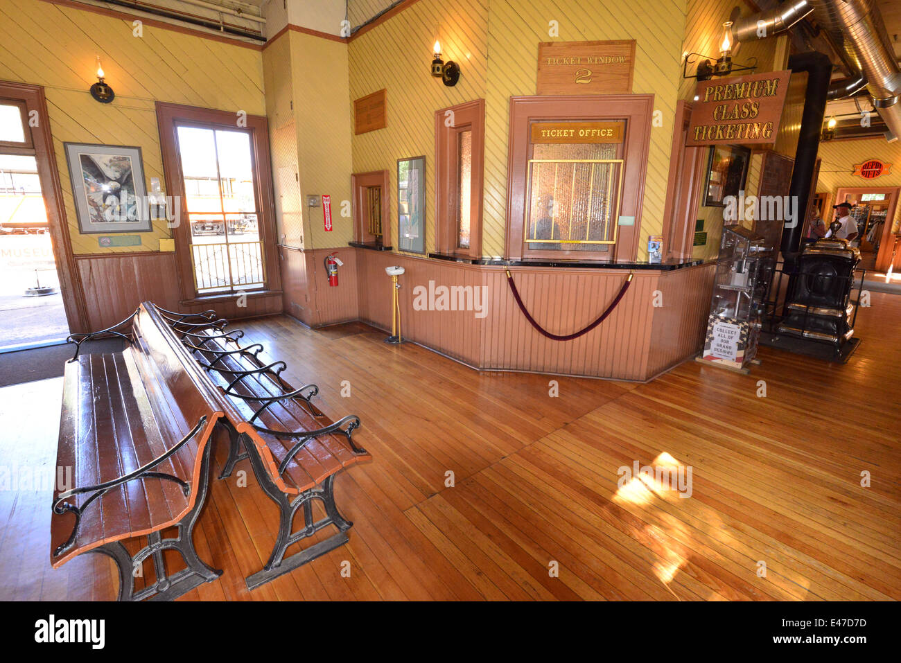 Durango and Silverton station in Colorado Stock Photo - Alamy