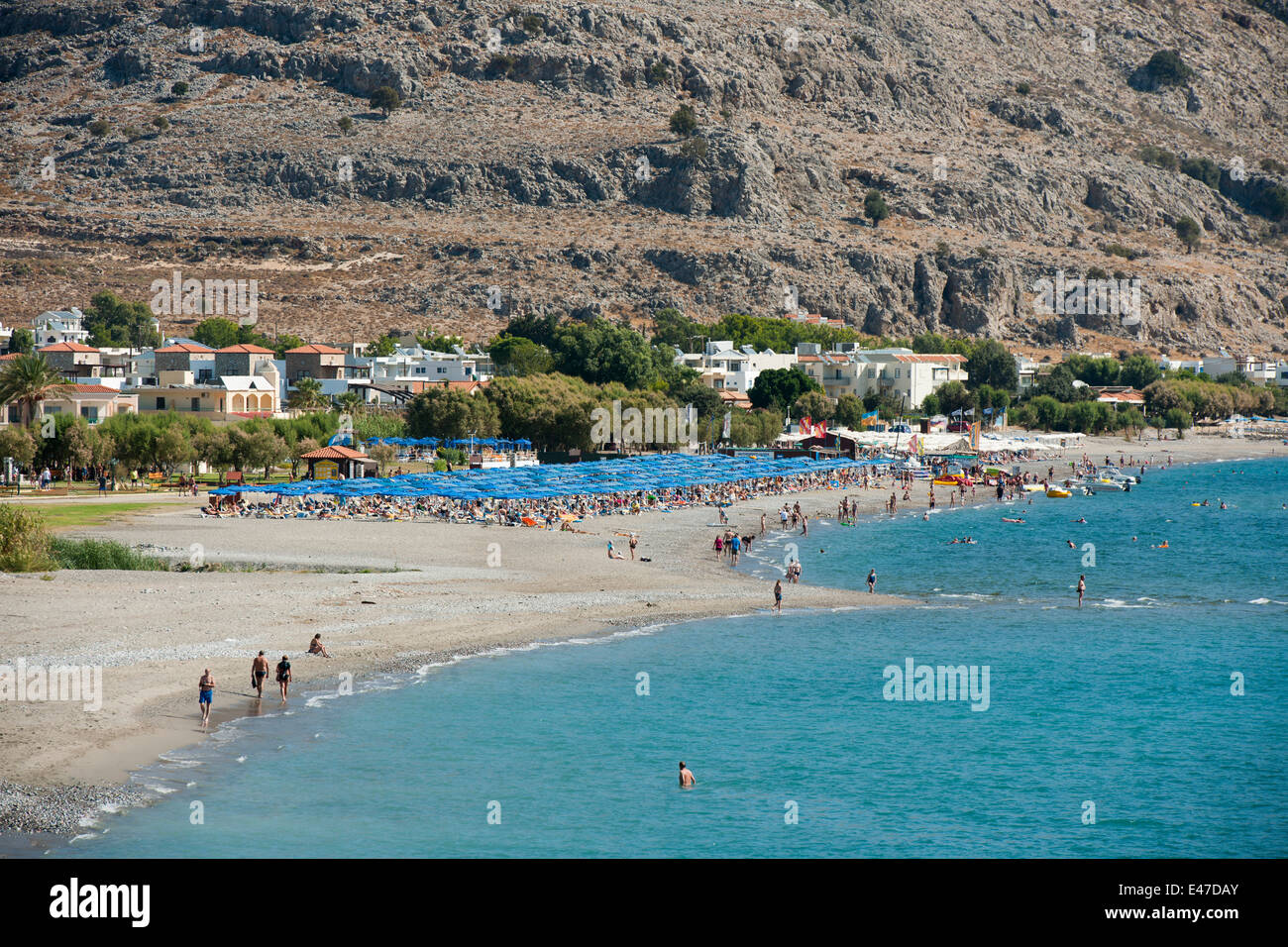 Griechenland, Rhodos, Lardos, Strand von Lardos Stock Photo - Alamy