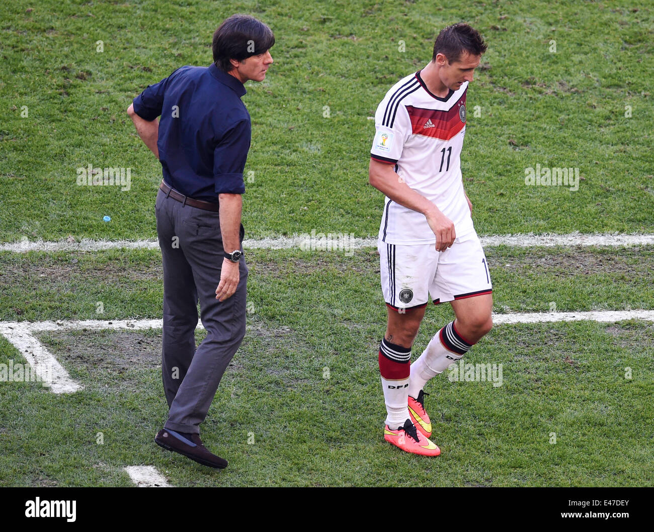 Rio de Janeiro, Brazil. 04th July, 2014. Head coach Joachim Loew and ...