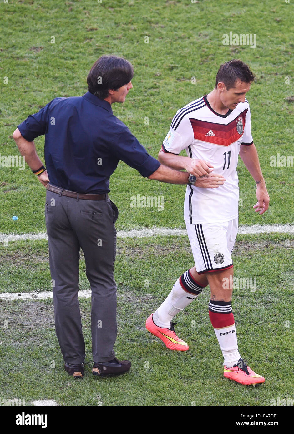 Rio de Janeiro, Brazil. 04th July, 2014. Head coach Joachim Loew and ...