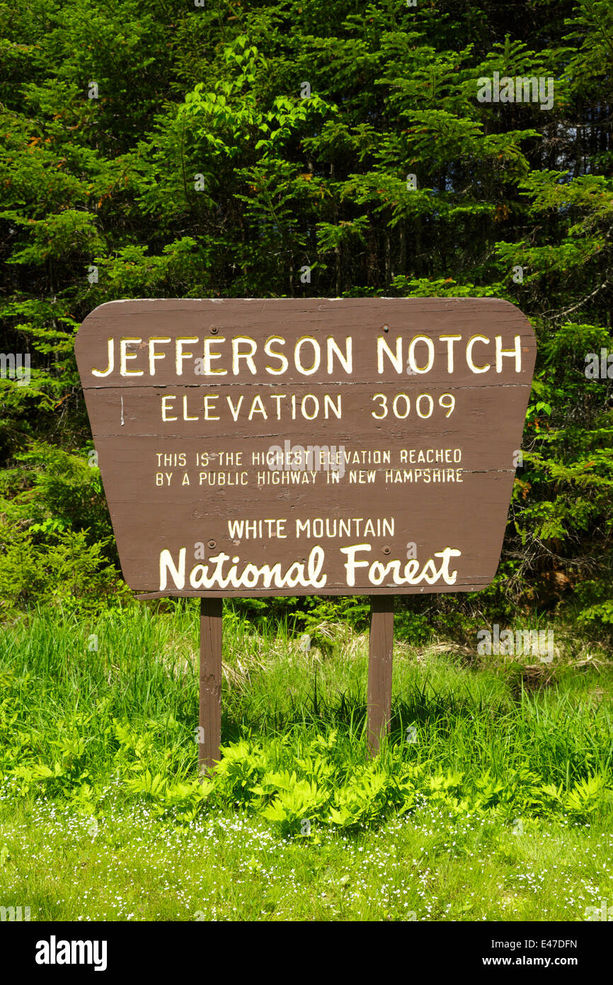 Jefferson Notch Road in Thompson and Meserves Purchase, New Hampshire ...
