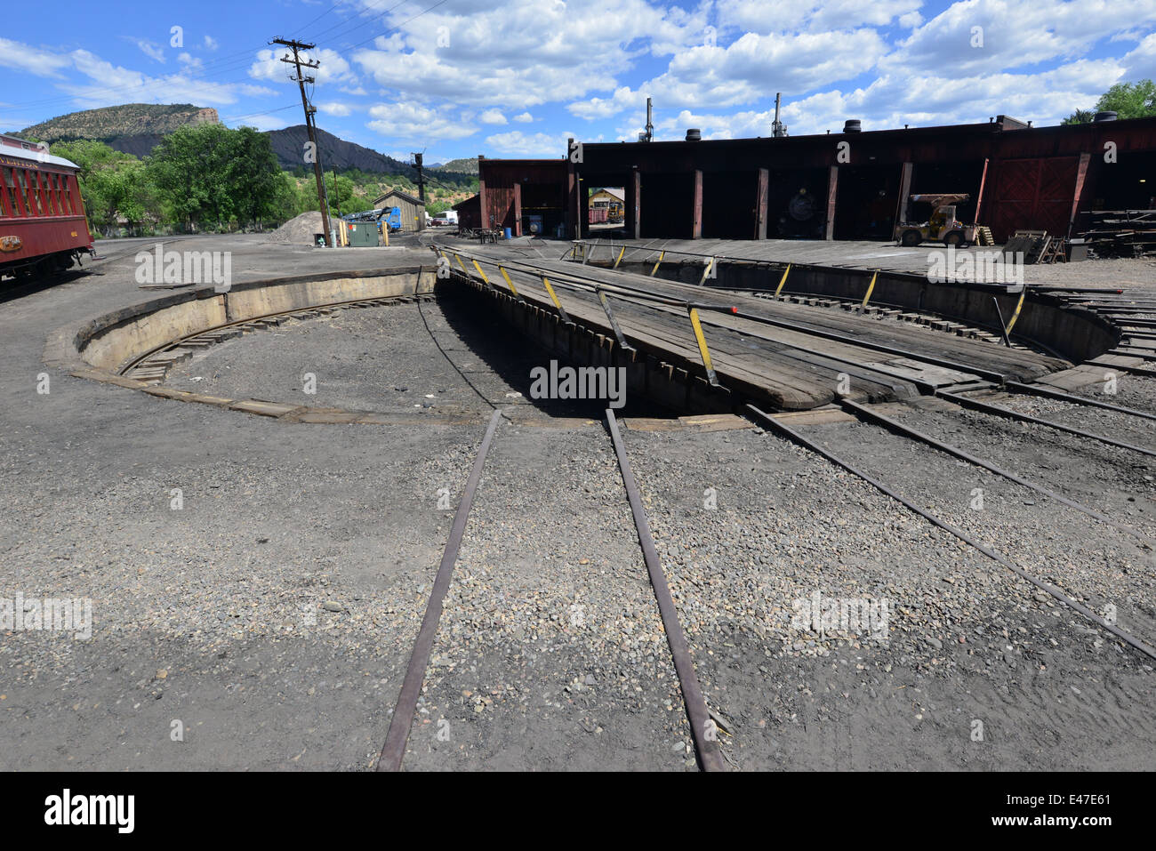 A turntable at Durango Station, Colorado Stock Photo - Alamy