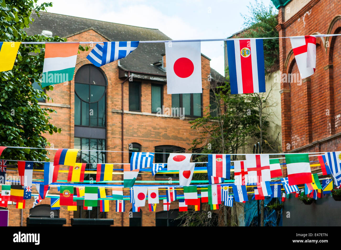 World cup flags hi-res stock photography and images - Alamy