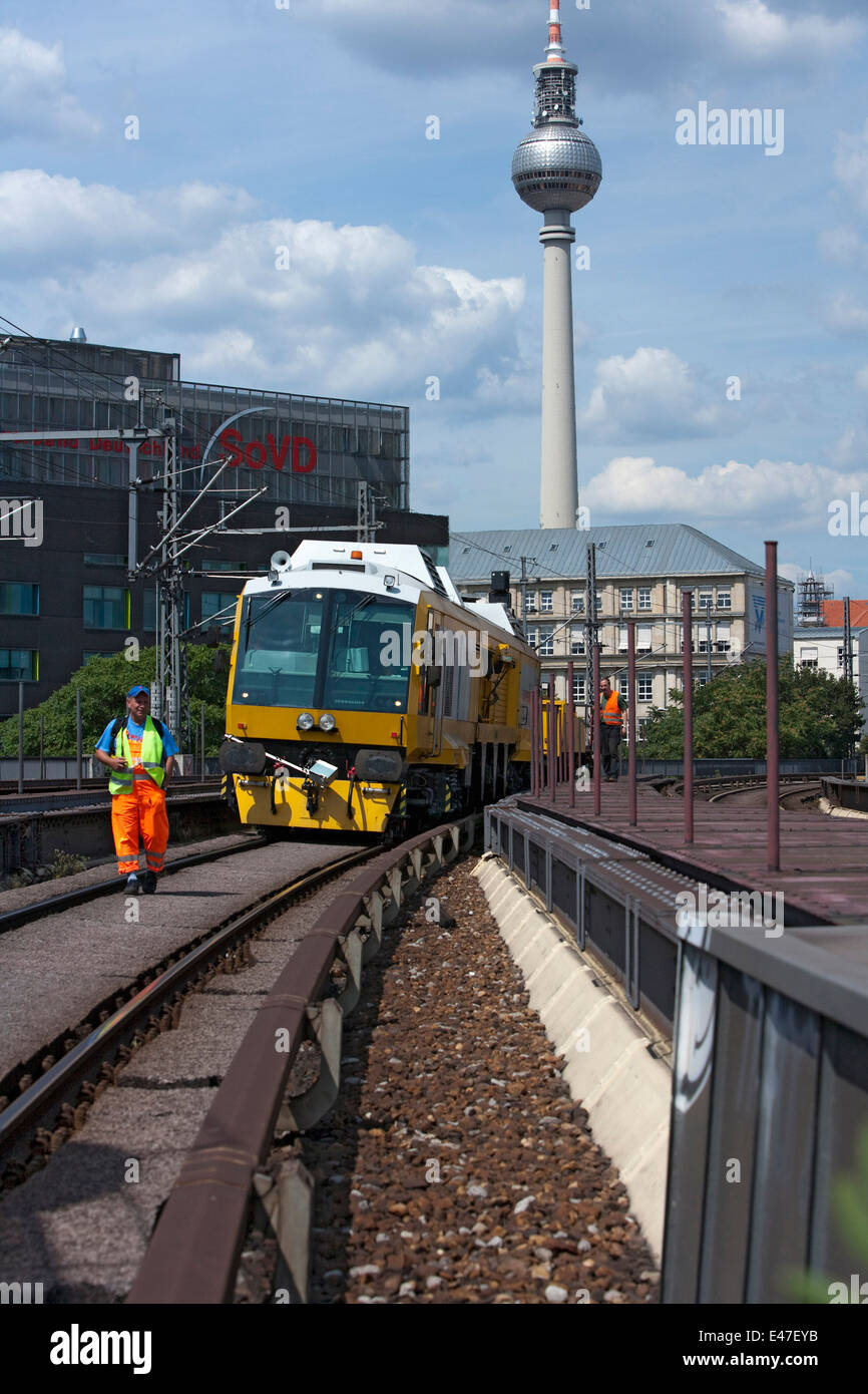 Rail grinding train hi-res stock photography and images - Alamy
