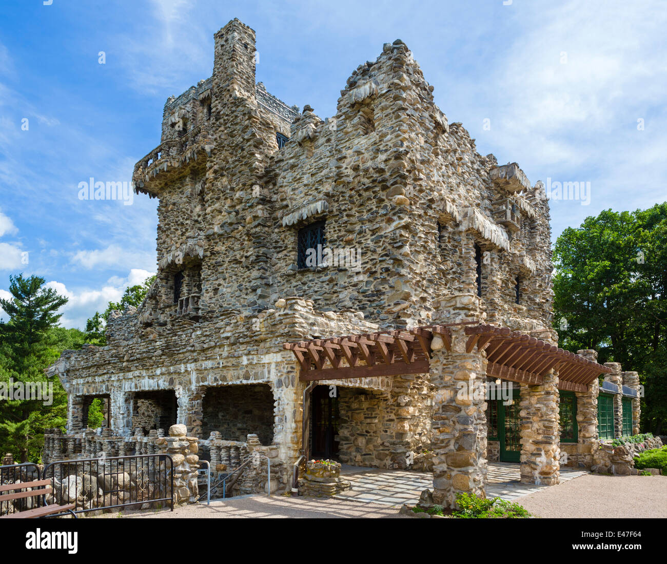 Gillette Castle, former home of the actor William Gillette, Gillette ...