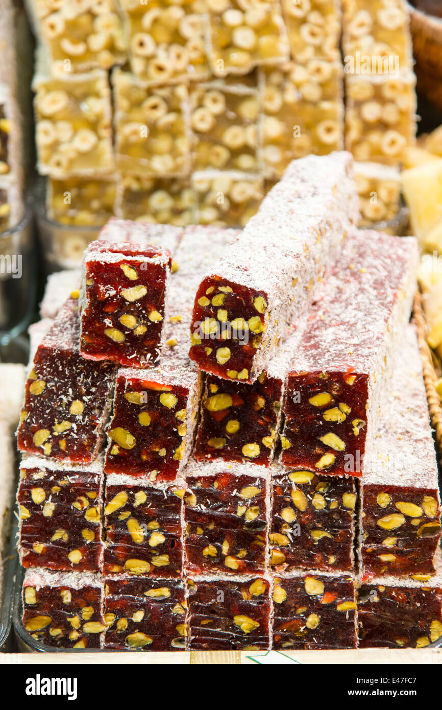 Turkish delights spice bazaar istanbul hi-res stock photography and ...