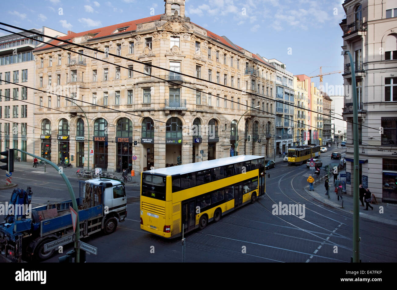 Double decker bus tram hi-res stock photography and images - Alamy