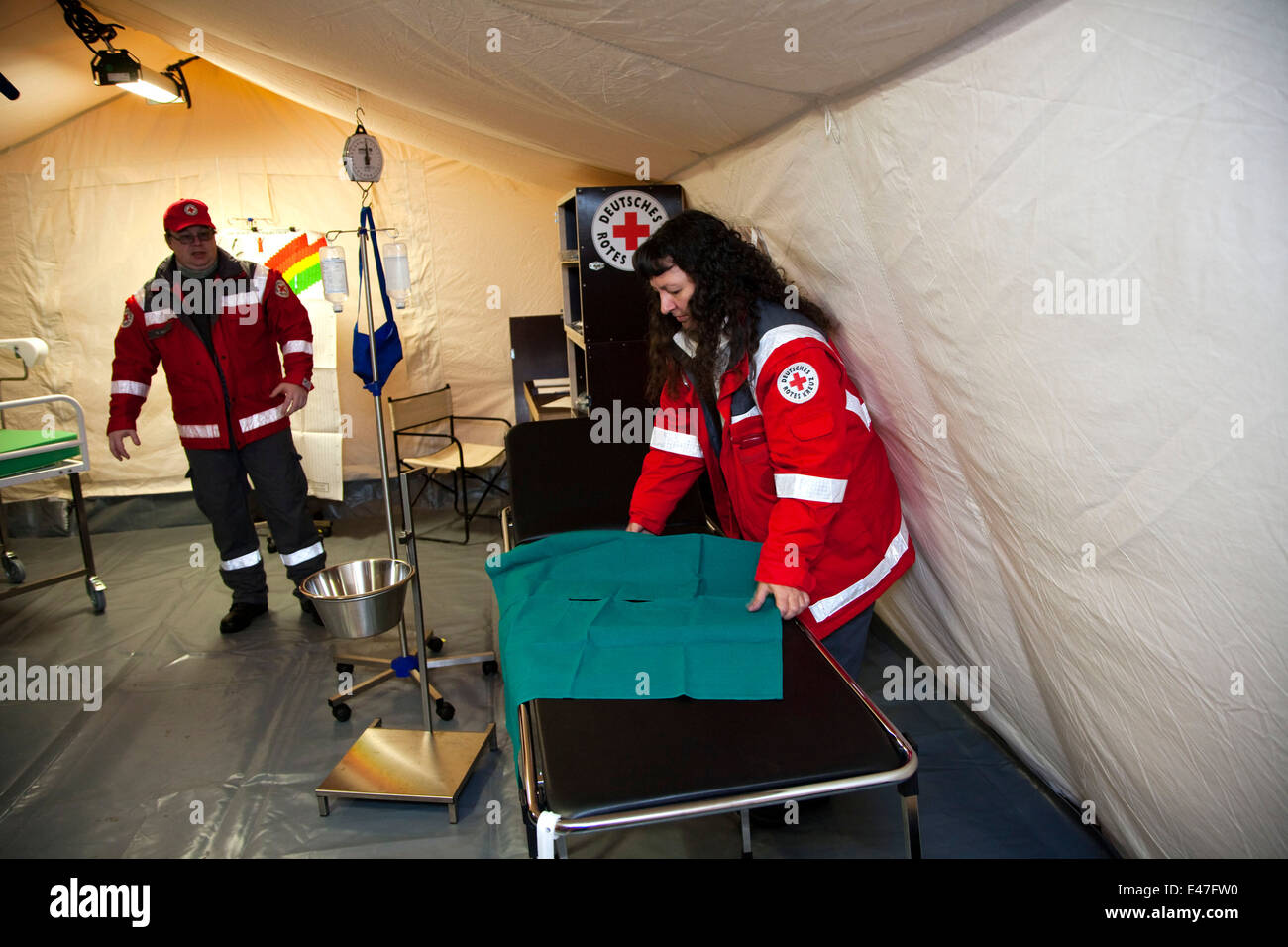German Red Cross Stock Photo - Alamy