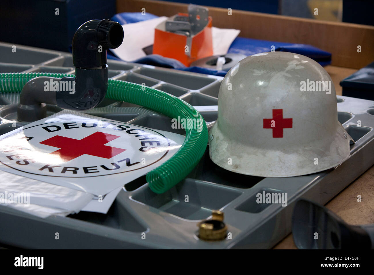 German Red Cross Stock Photo - Alamy