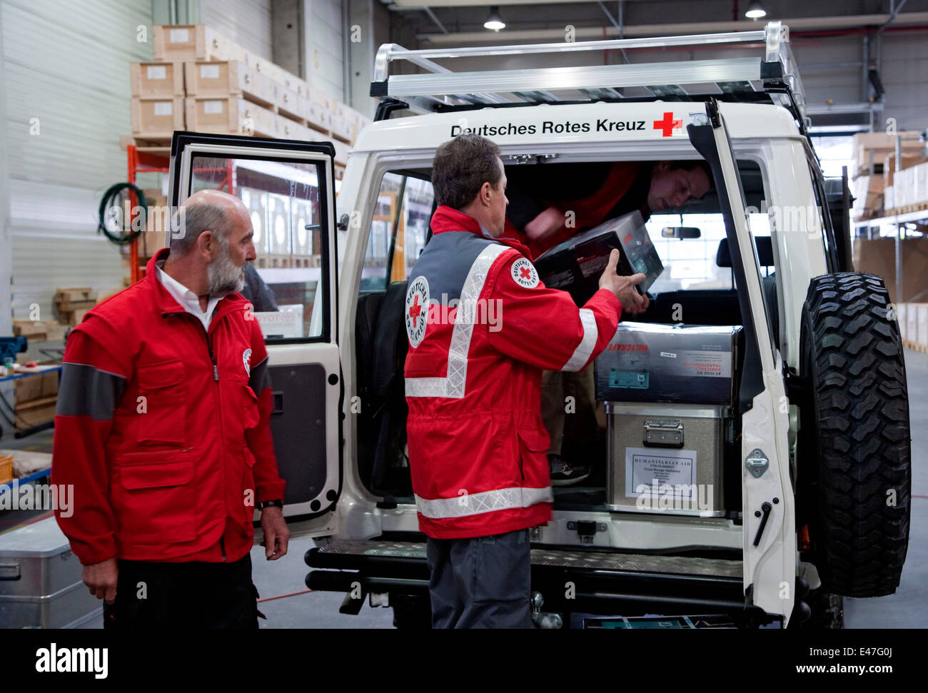 German Red Cross Stock Photo - Alamy
