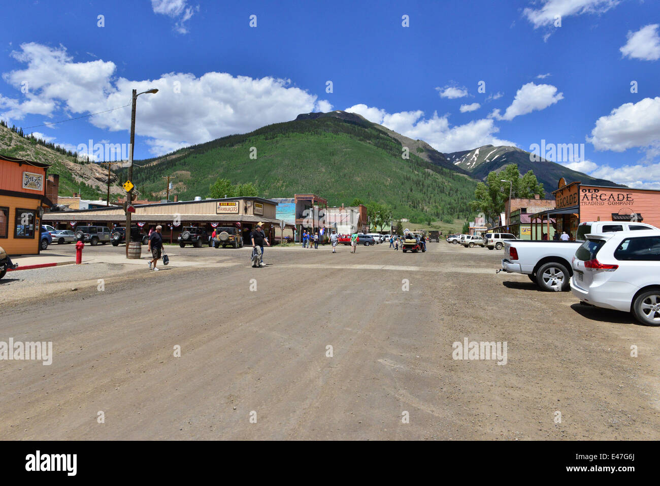 The town of Silverton in Colorado, USA Stock Photo - Alamy