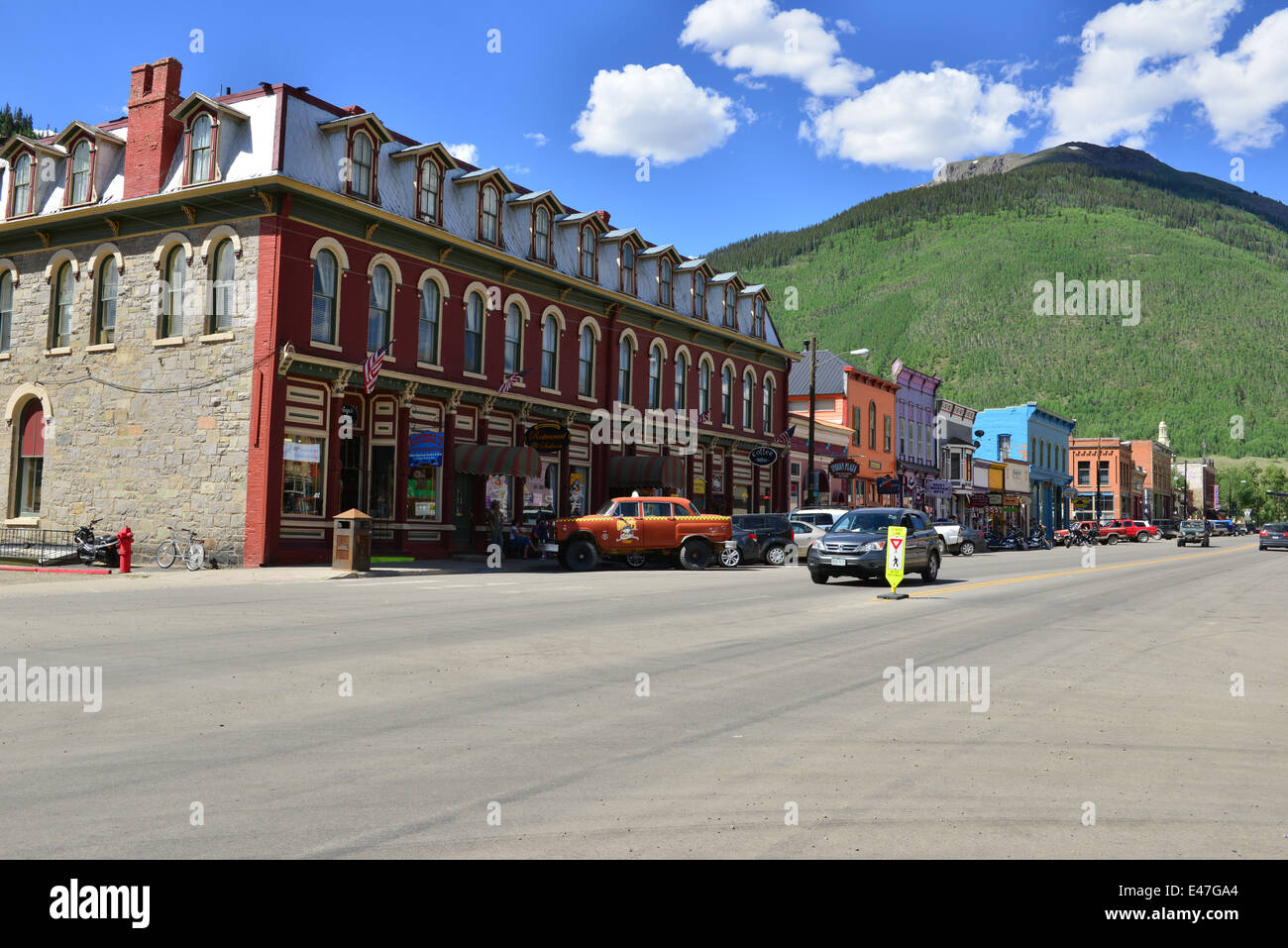 The town of Silverton in Colorado, USA Stock Photo - Alamy