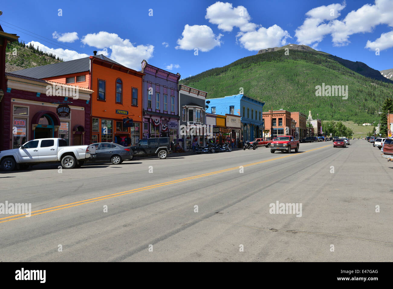 The town of Silverton in Colorado, USA Stock Photo - Alamy