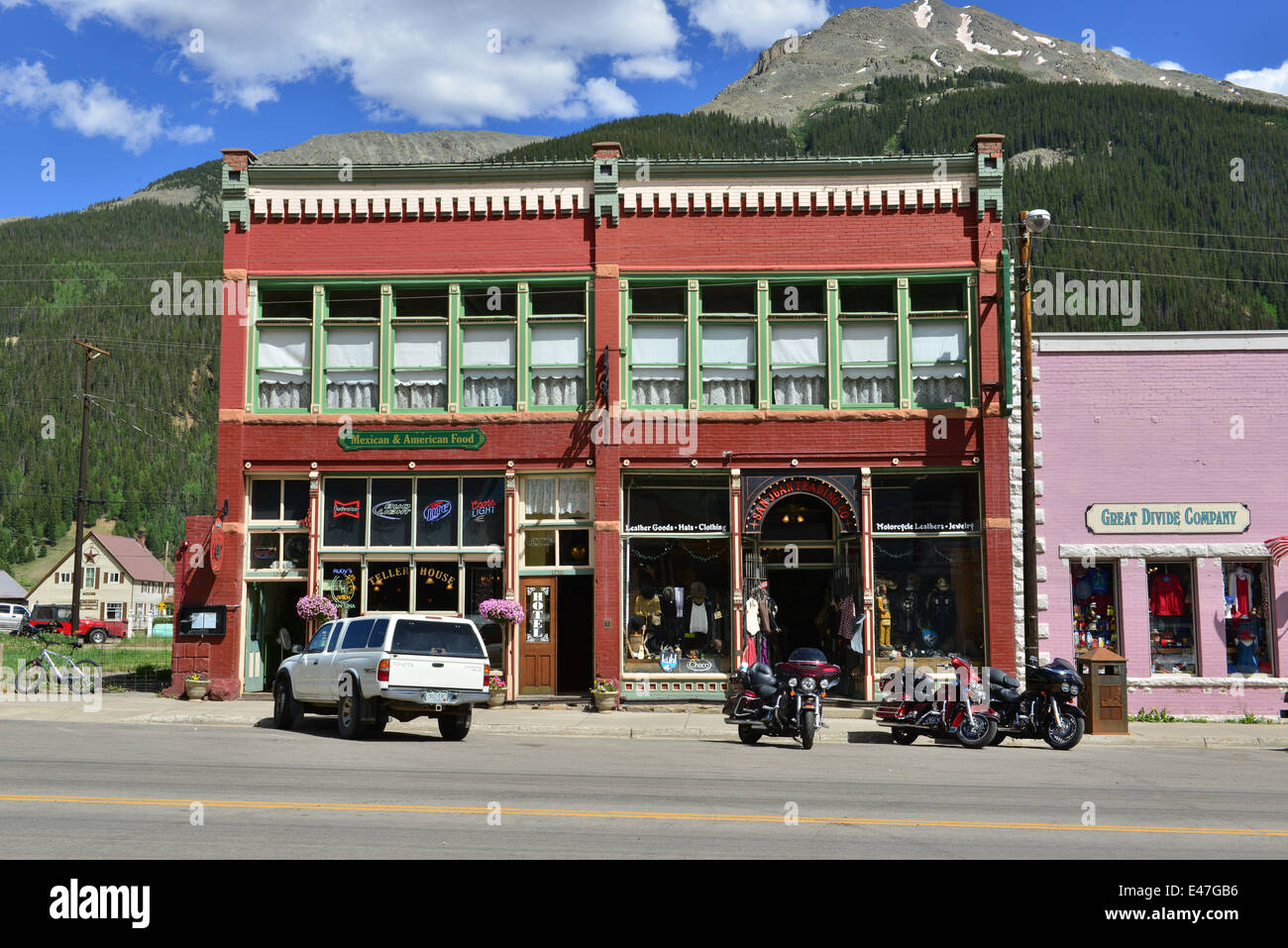 Old west mining town silverton hi-res stock photography and images - Alamy