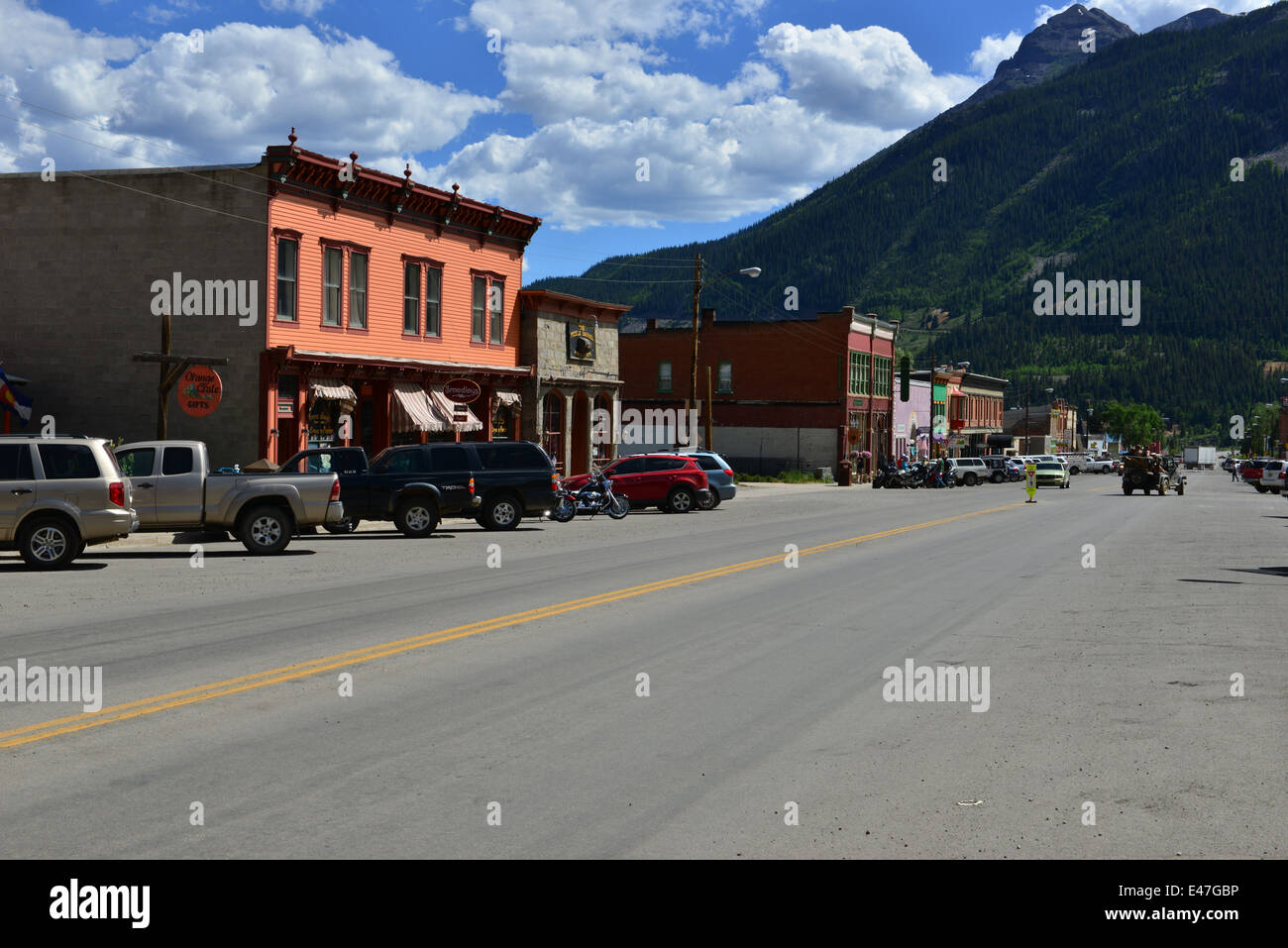 Old west mining town silverton hi-res stock photography and images - Alamy