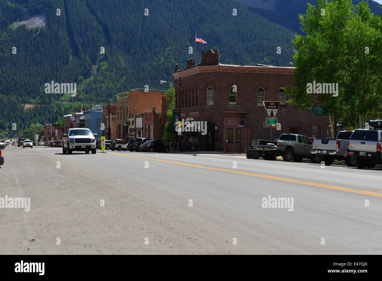 Colorado silverton main street hi-res stock photography and images - Alamy