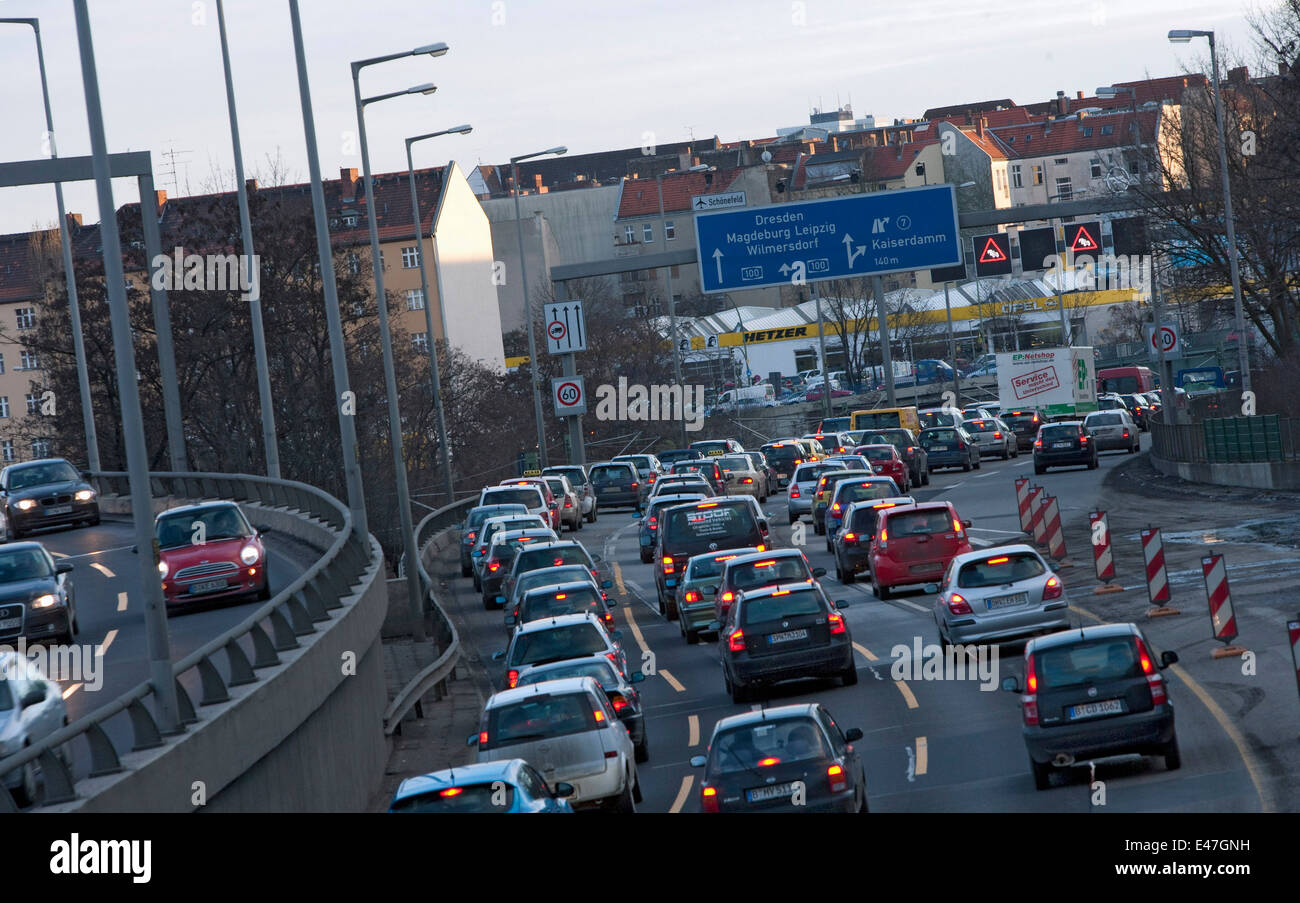 Traffic jam on city highway Stock Photo - Alamy