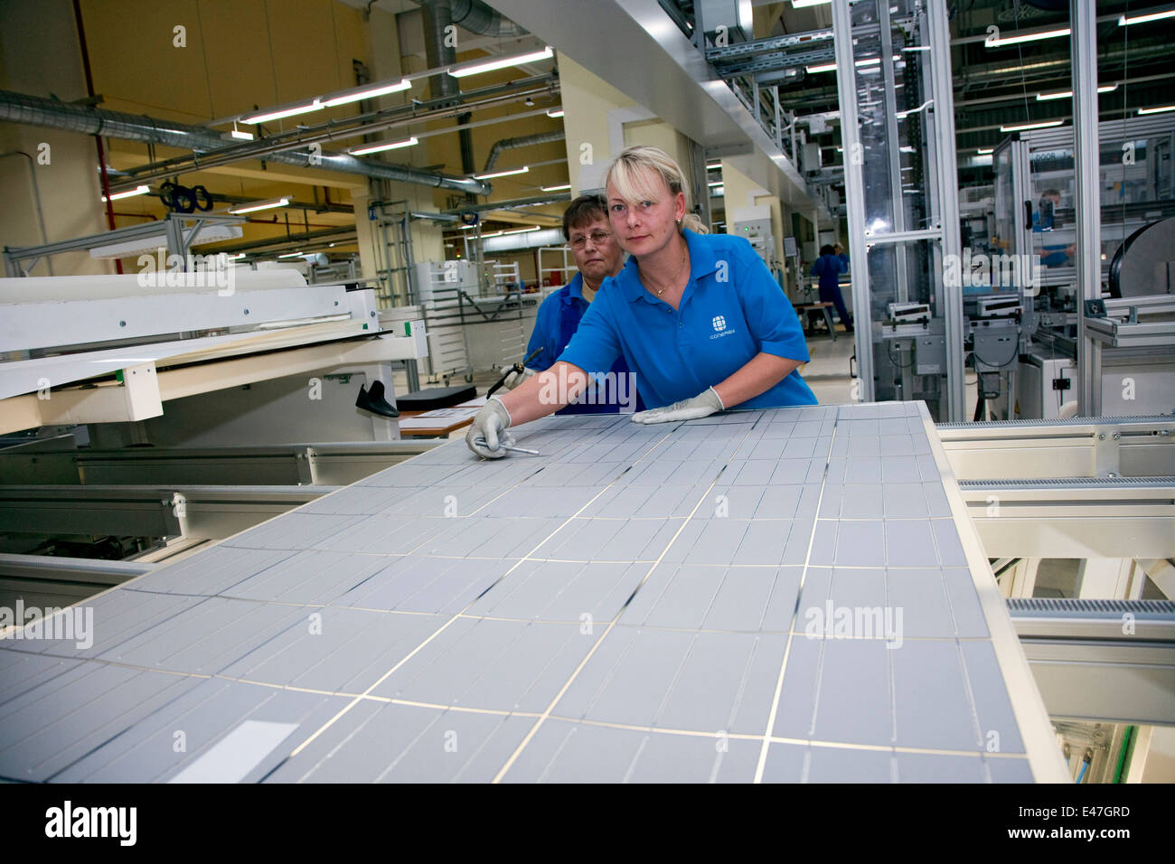 Conergy solar modules Stock Photo - Alamy